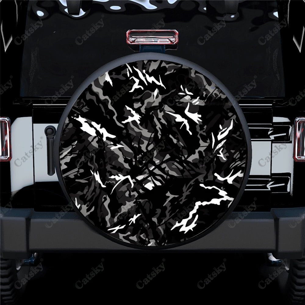 uflage Pattern Polyester Universal Spare Wheel Tire Cover Custom Tire ...