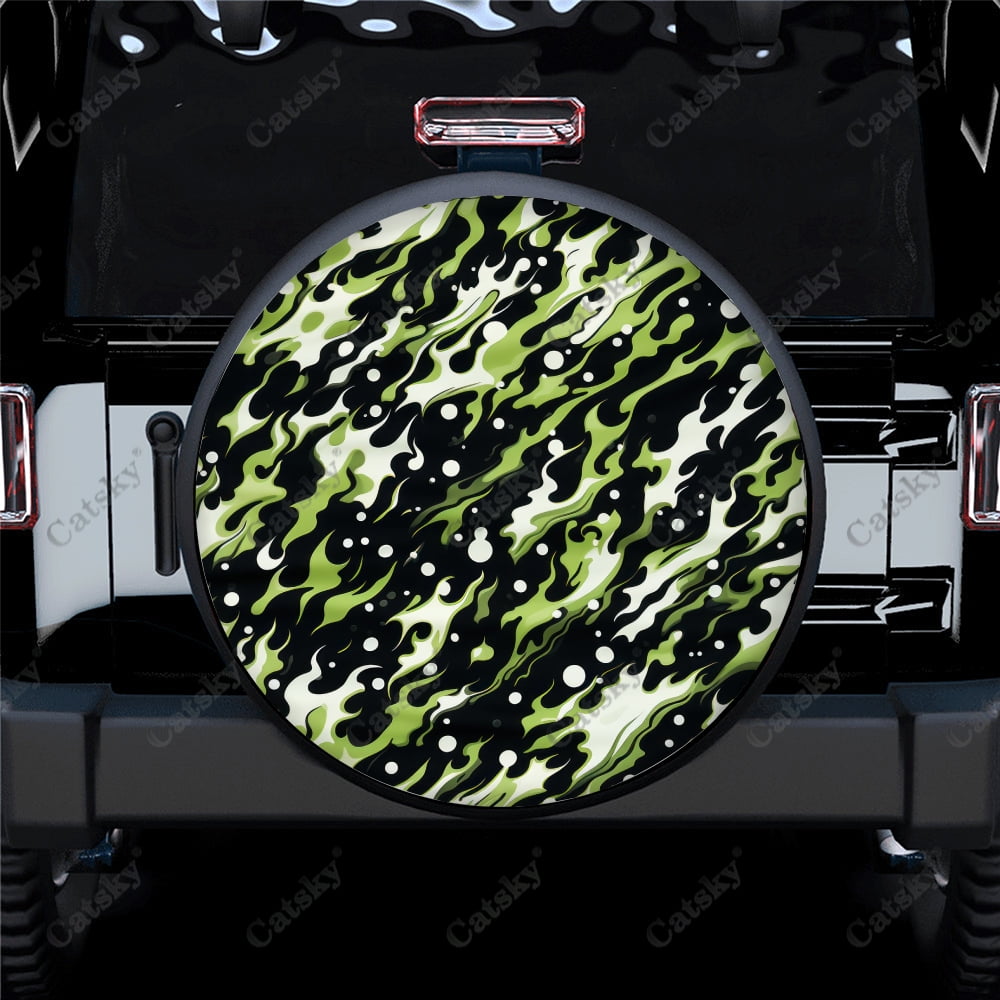 uflage Pattern Polyester Universal Spare Wheel Tire Cover Custom Tire ...