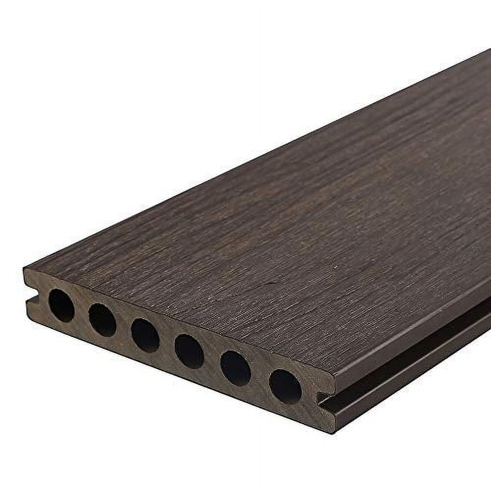 uh02-8-wn composite decking, spanish walnut - Walmart.com