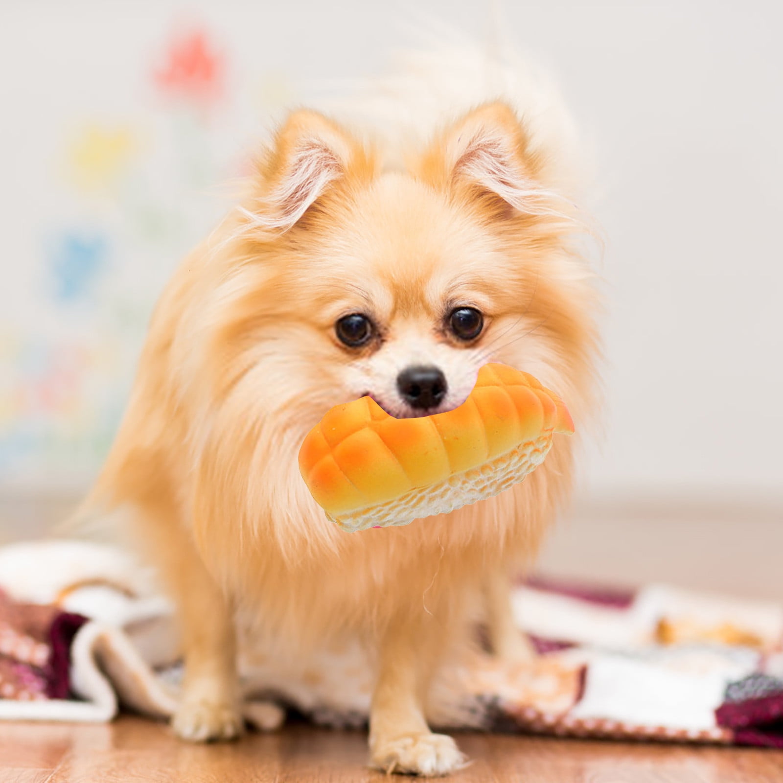 uhnmk Simulation Dog toy Soft Latex Squeaking toy Suitable for Small ...