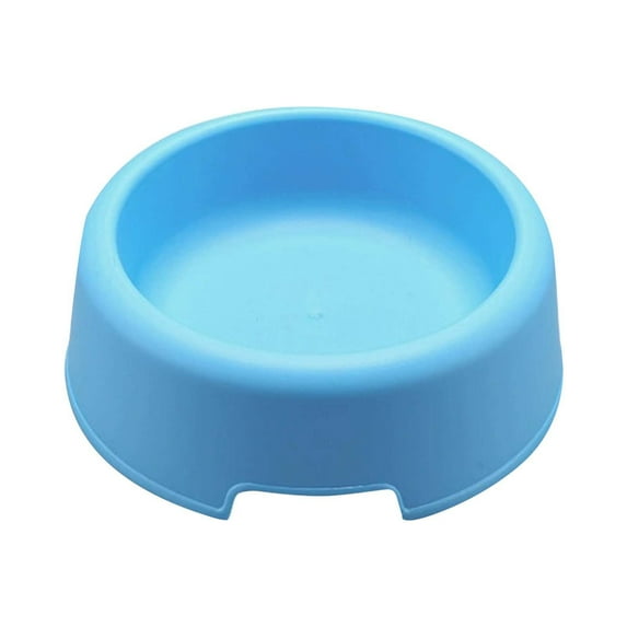 uhnmk Small Round Plastic Pet Bowl Set Lightweight and Affordable Cat ...