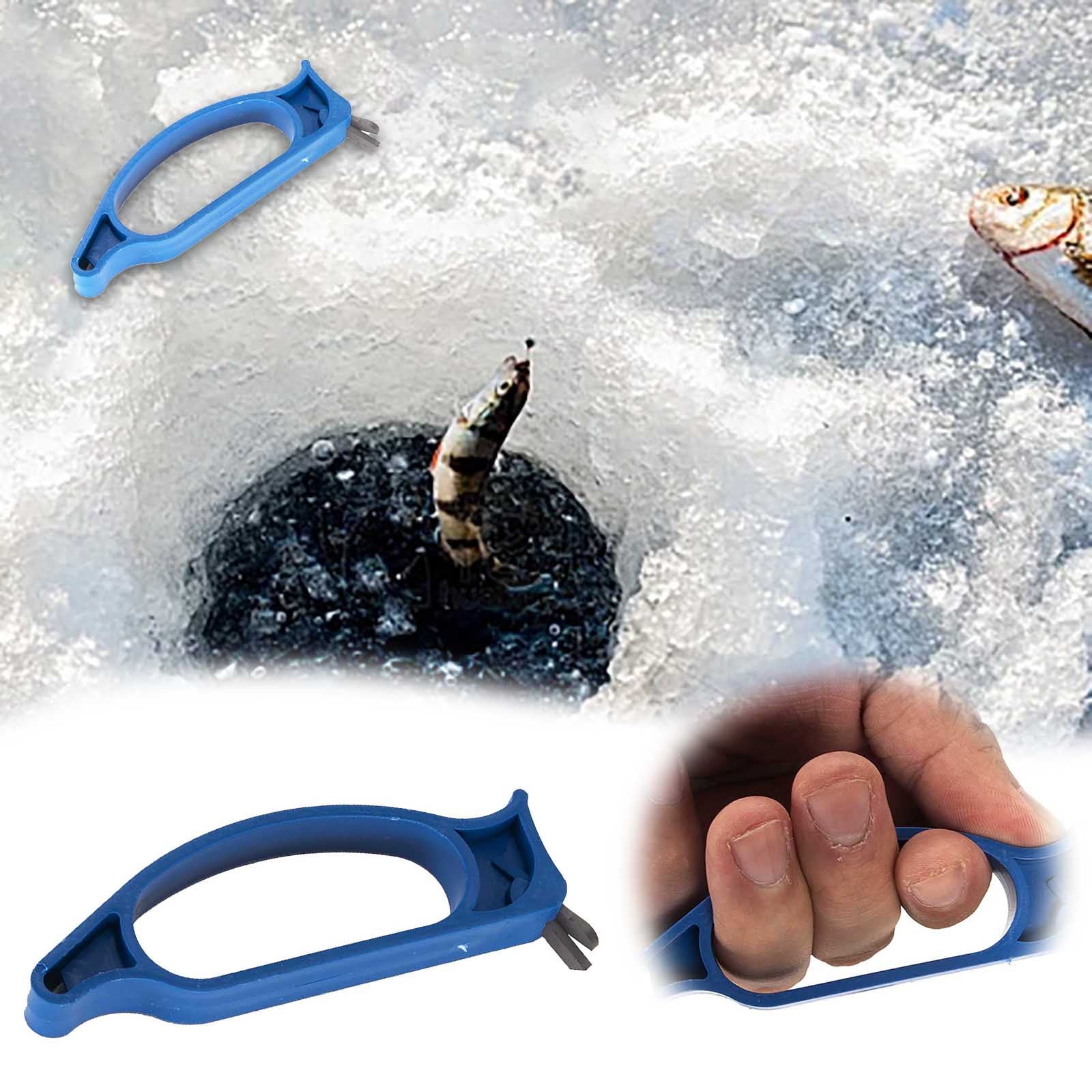 uhnmk Winter Ice Fishing Sharpener for Ice Sharpener for Ice Drills ...