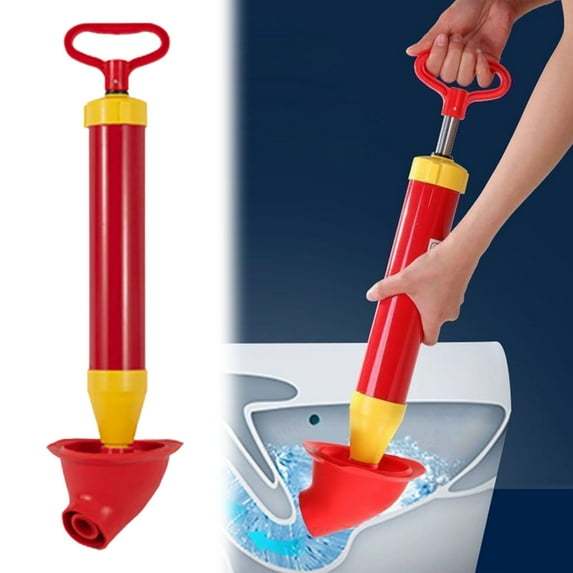 uhnmki 2025 Upgraded Toilet Plunger High Pressure Plunger Drain Clog ...