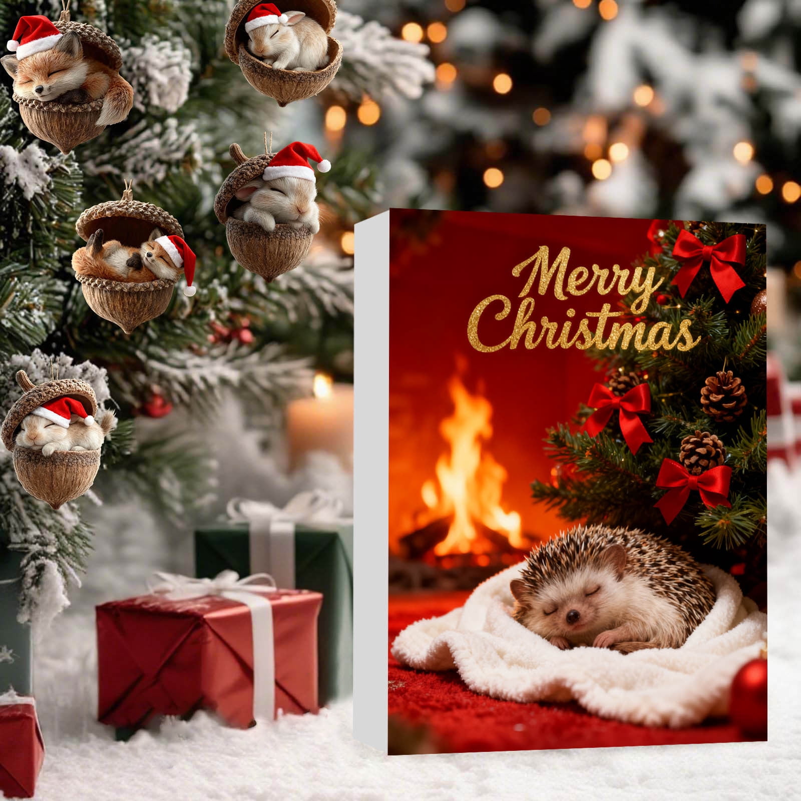 uhnmki Fo Rest Animal A Corn 2025 Christmas Advent Calendar–Cozy Fo ...