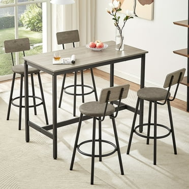 Pearington High Top Counter Height Bar and Pub Table Set with 2 Chairs ...