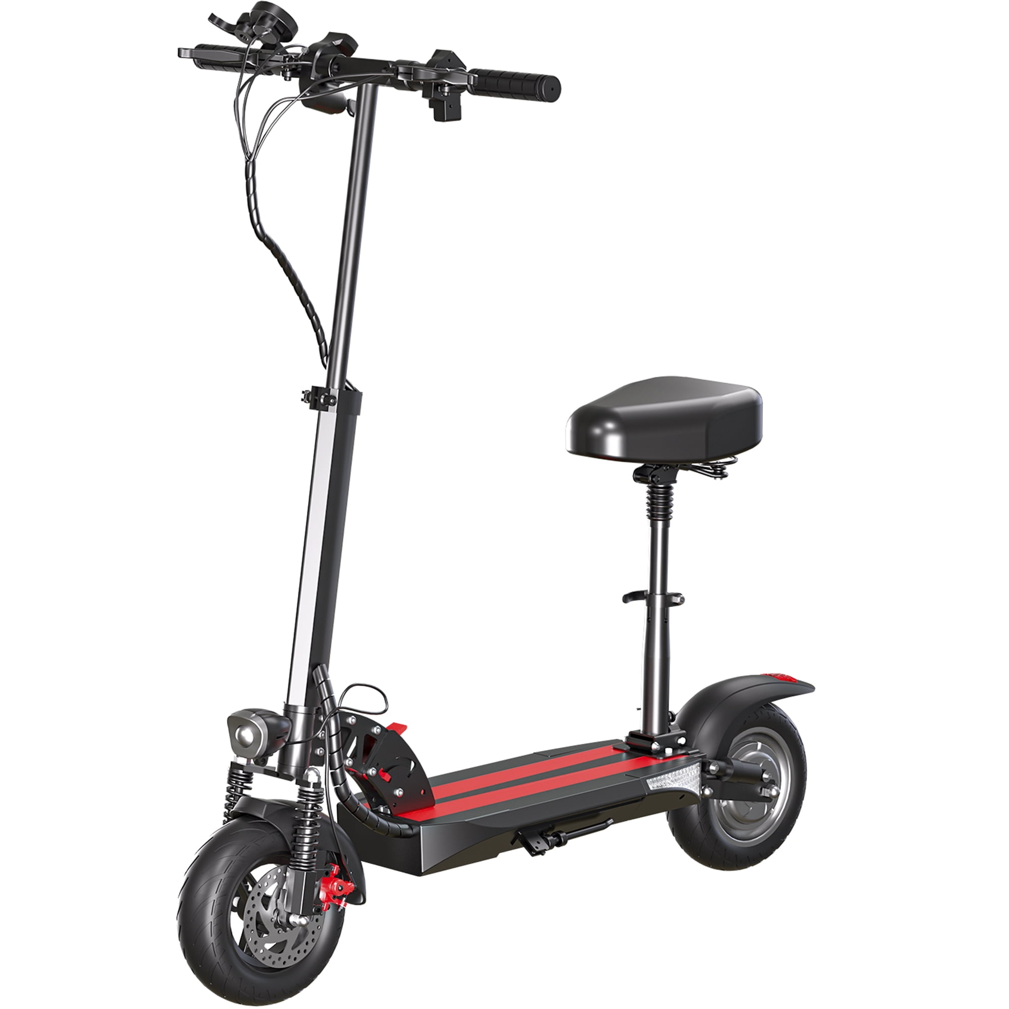 Uhomepro Folding Adults Electric Scooter With Seat 500w Motor 10
