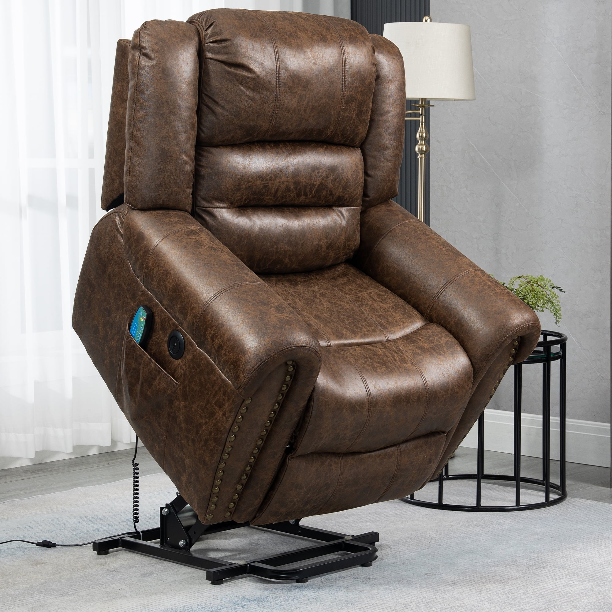 Uhomepro Massage Recliner Chair Electric Heated Recliner Massage Chair Electric Lift Recliner