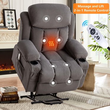 Benjara 84 Inch Manual Recliner Sofa, USB Charging Port, Slate Blue ...