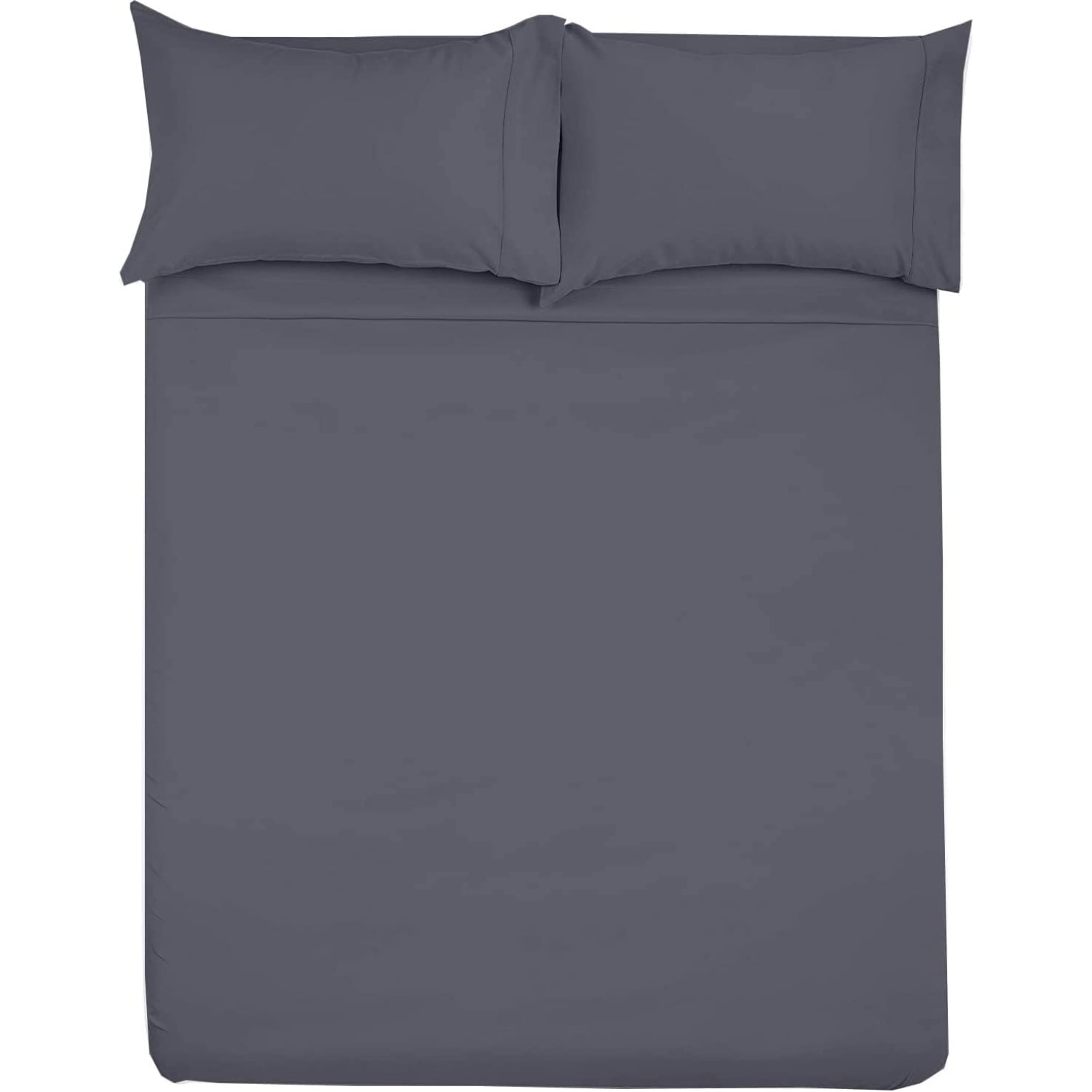 uhvdcft Microfiber RV Sheet Sets 42x80 Bunk Dark Grey Solid Bed Sheets ...