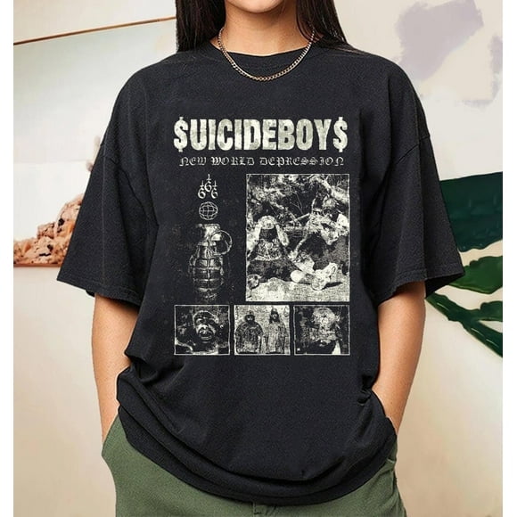 $uicideboy$ Band T-Shirt – Vintage Rap Merch Clothing for Music Fans ...