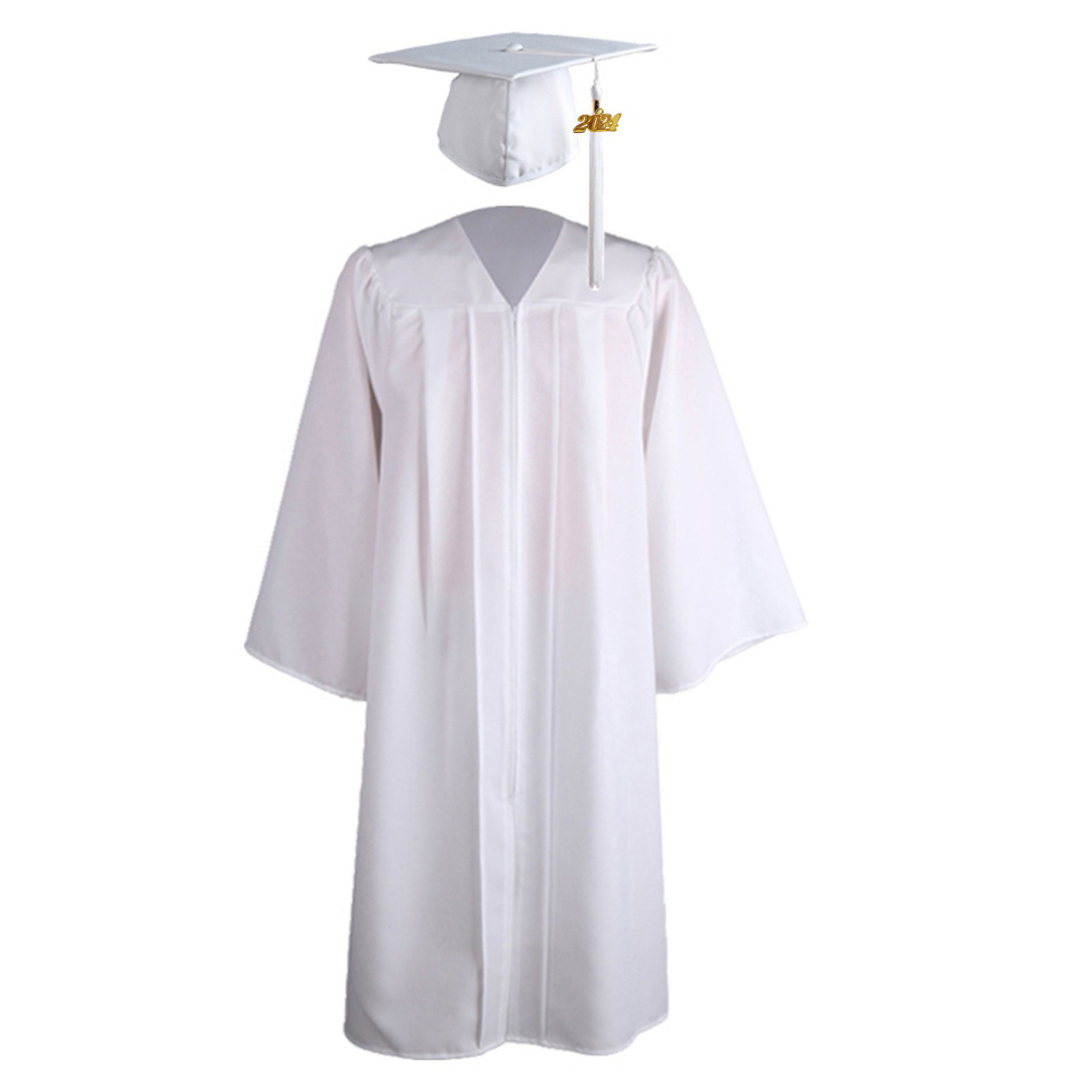 uikmnh Adult Student Graduation Set Hat Gown Gown Tassel Pendant Dress ...