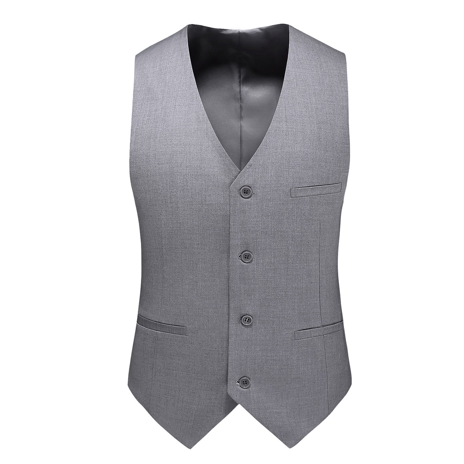 uikmnh Vests for Men Elegant British Style Men's formal Dress Vest for ...