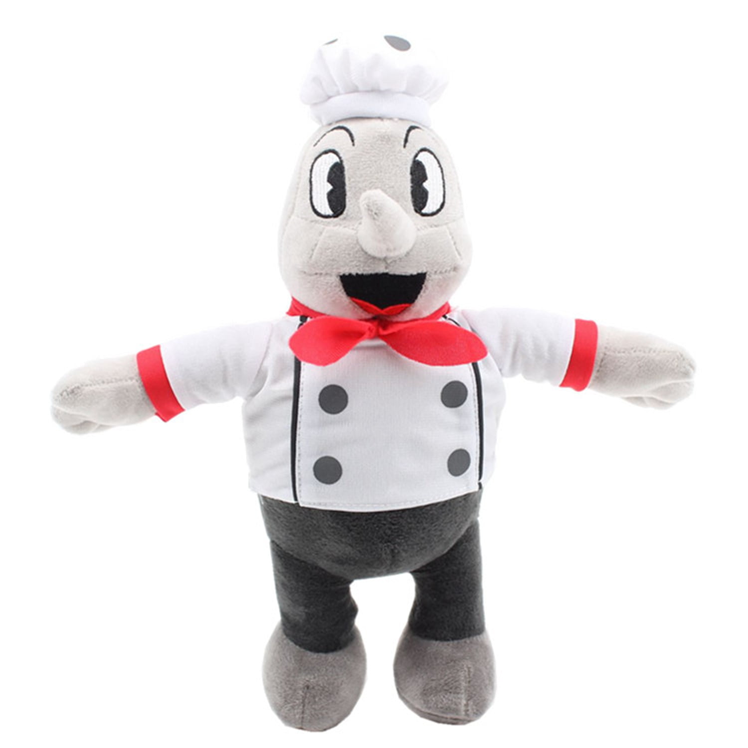 uiuoutoy Cuphead Chef Saltbaker Plush Toy 12'' Figure Soft Stuffed ...