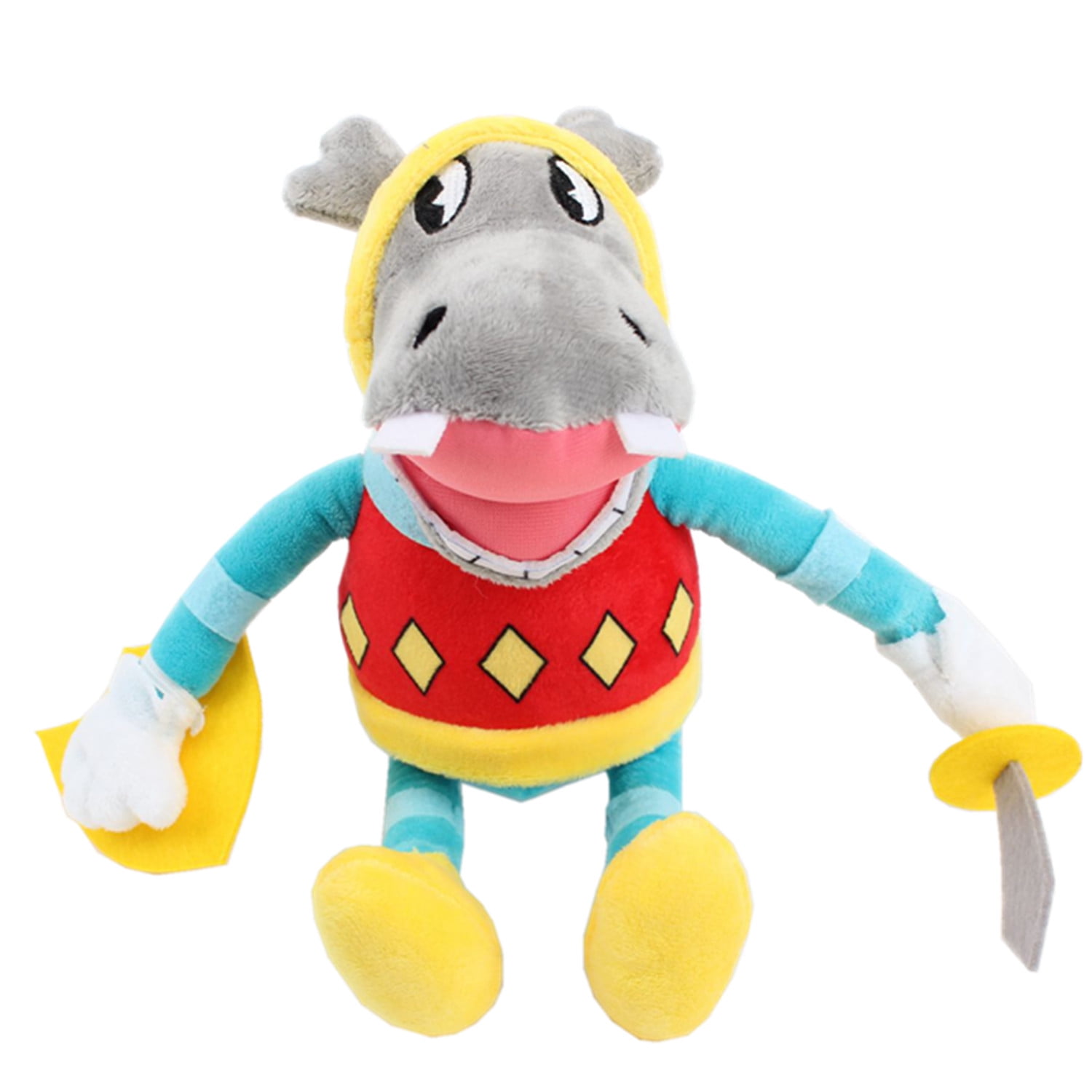 uiuoutoy Cuphead Chess Knight Plush Toys Game Adventure Figure 12 ...