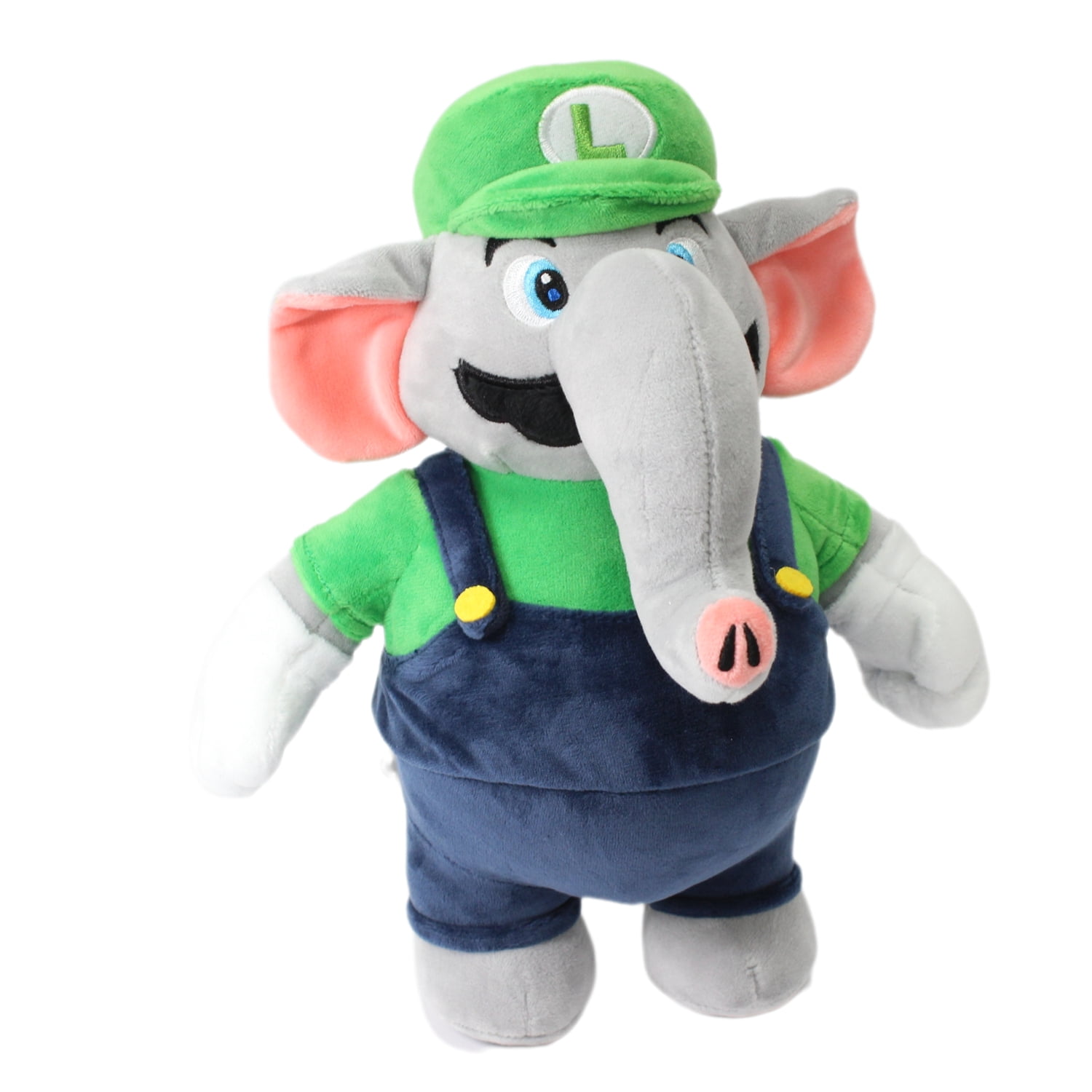 uiuoutoy Elephant Luigi Plush Toy Mario Bros Wonder Stuffed Animal Doll ...