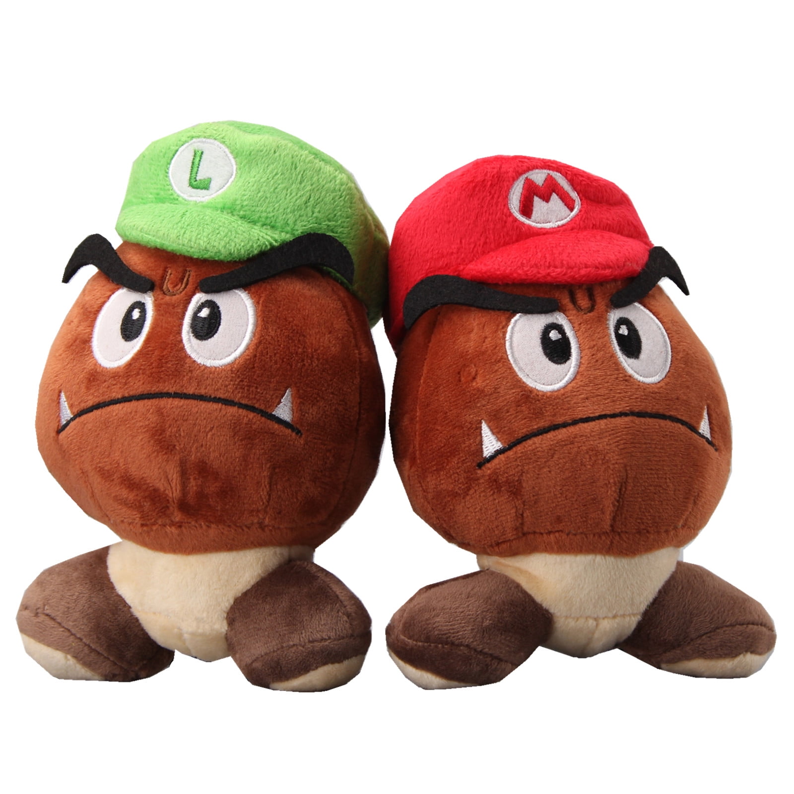 uiuoutoy Goomba with HAT 6'' Plush Toy 2 pcs/set - Walmart.com