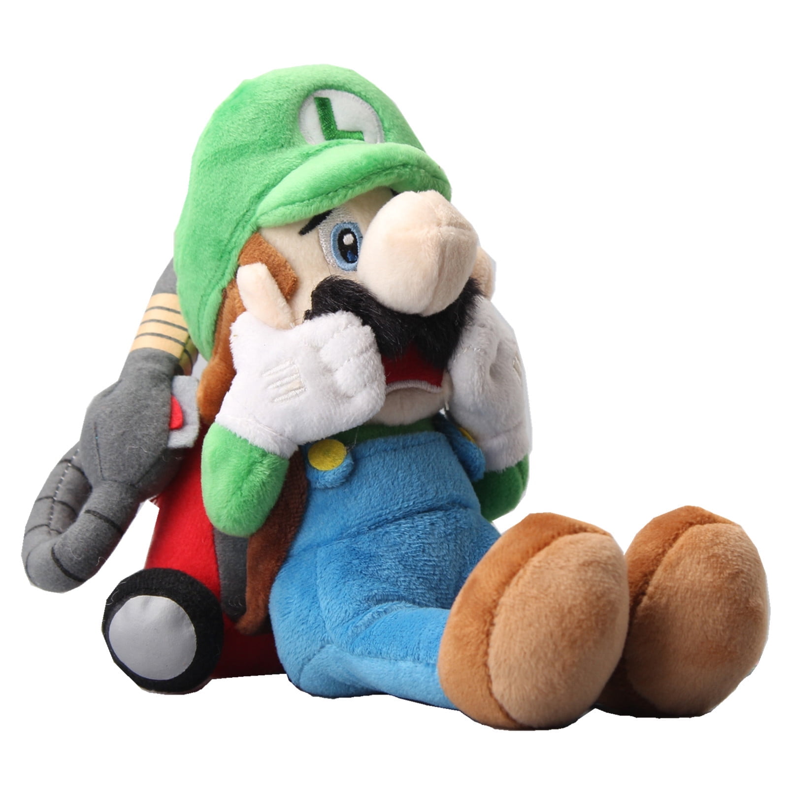 uiuoutoy Luigi's Mansion Scared Luigi Plush, 10'' Soft Toy, Excellent ...