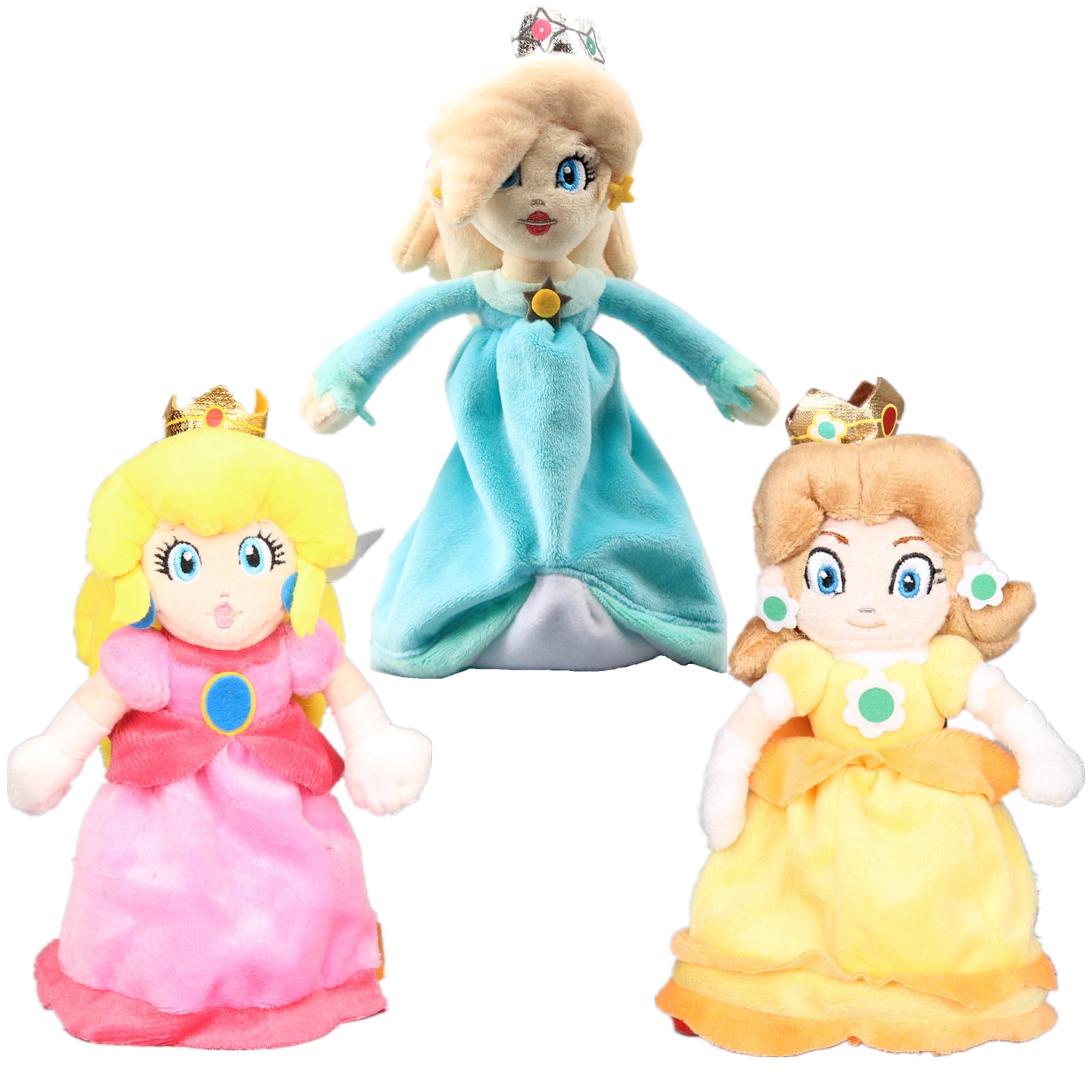 Uiuoutoy Super Mario Princess Peach And Daisy And Rosalina Plush Toy Doll
