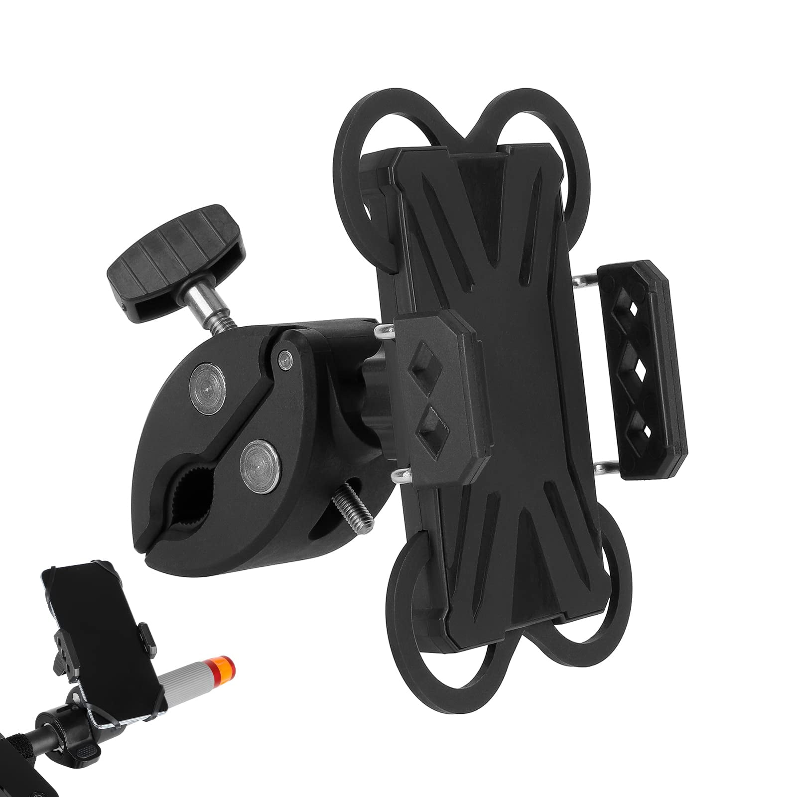 ulip Bike Scooter Phone Mount Motorcycle Handlebar Phone Holder Clamp ...