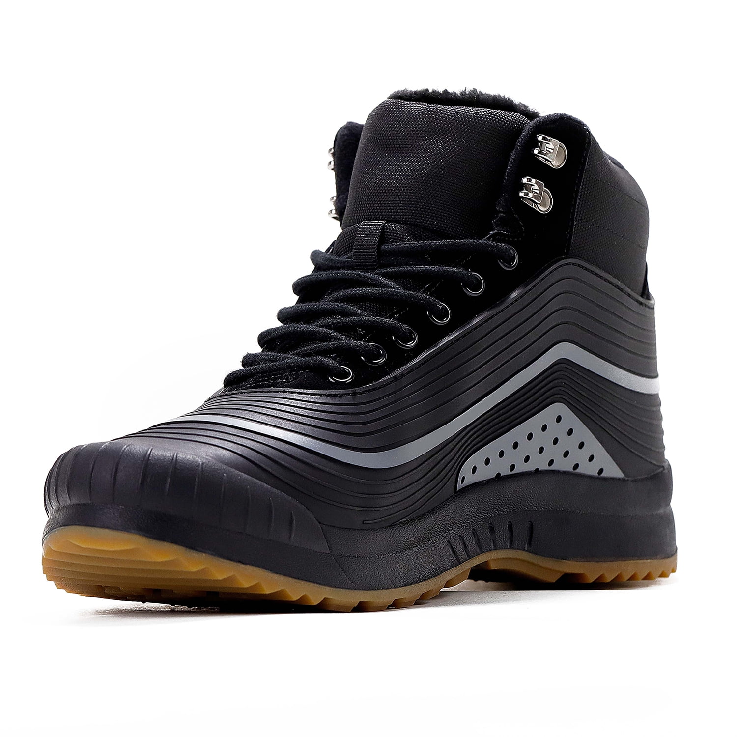 ulogu Women Men's Snow Boots, Waterproof Snow Shoes,Frosty Warm Outdoor ...