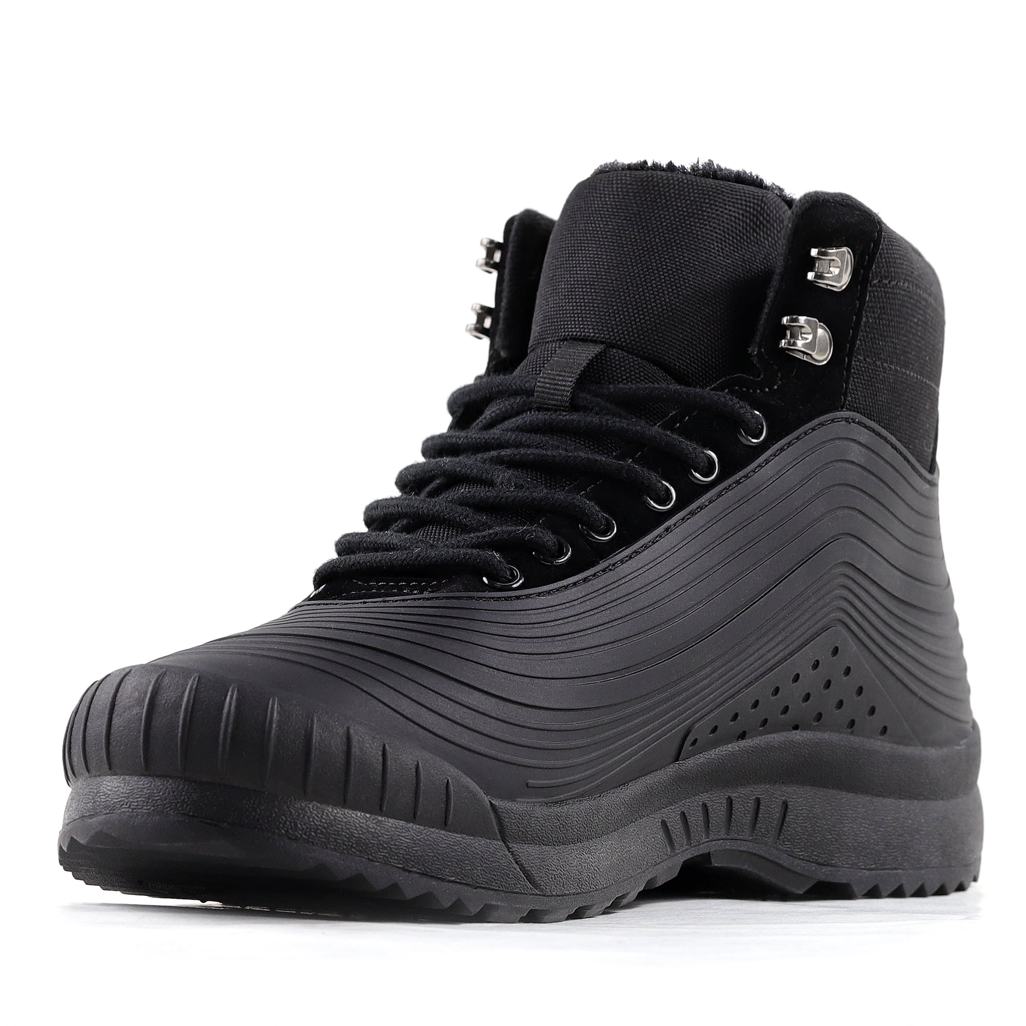 ulogu Women Men's Snow Boots, Waterproof Snow Shoes,Frosty Warm Outdoor ...