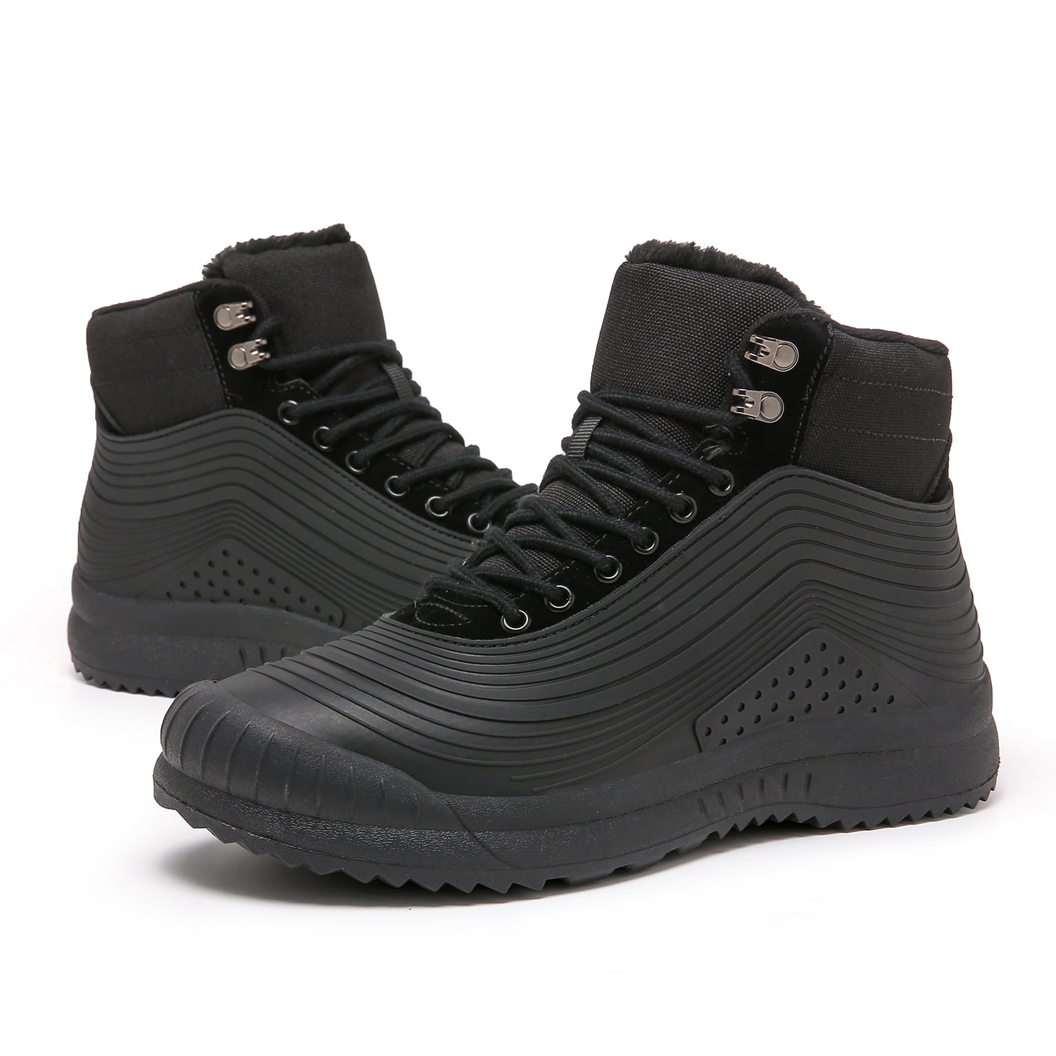 ulogu Women Men's Snow Boots, Waterproof Snow Shoes,Frosty Warm Outdoor ...