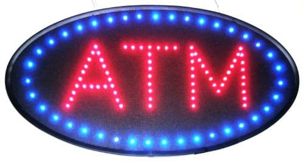 ultra bright open led neon business motion light sign. on/off with ...