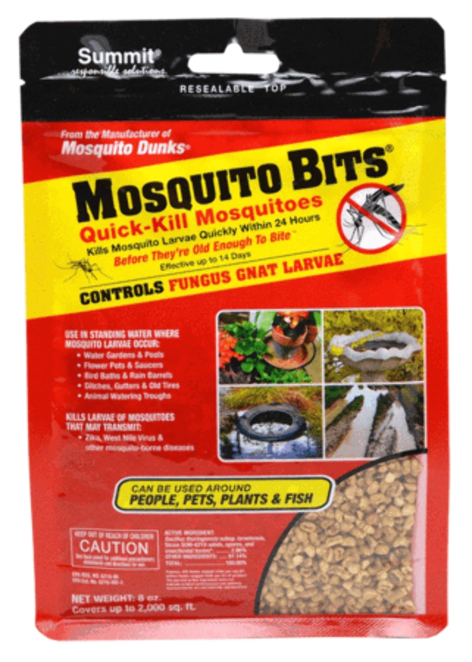 Summit Mosquito Bits, Insect Repellent, Anti-Bug for Control of Fungus ...