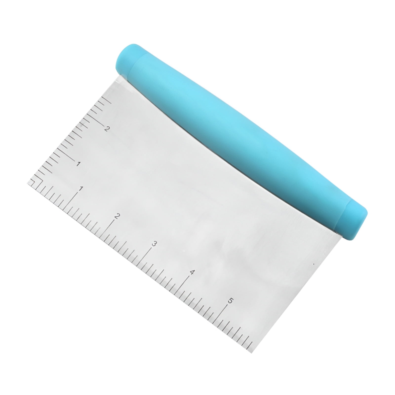 umvowuxa Bench Scraper & Chopper - Stainless Steel Dough Cutter with ...