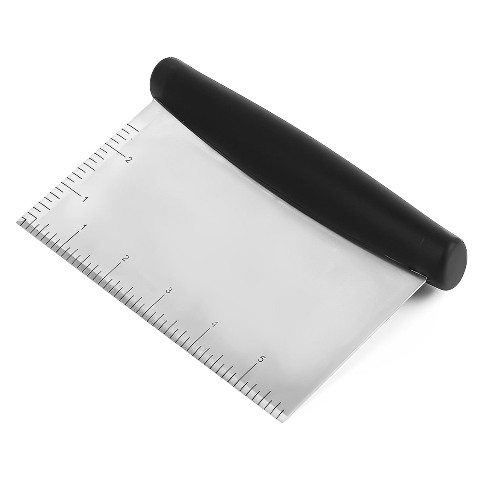 umvowuxa Bench Scraper & Chopper - Stainless Steel Dough Cutter with Contoured Grip,Multi ...