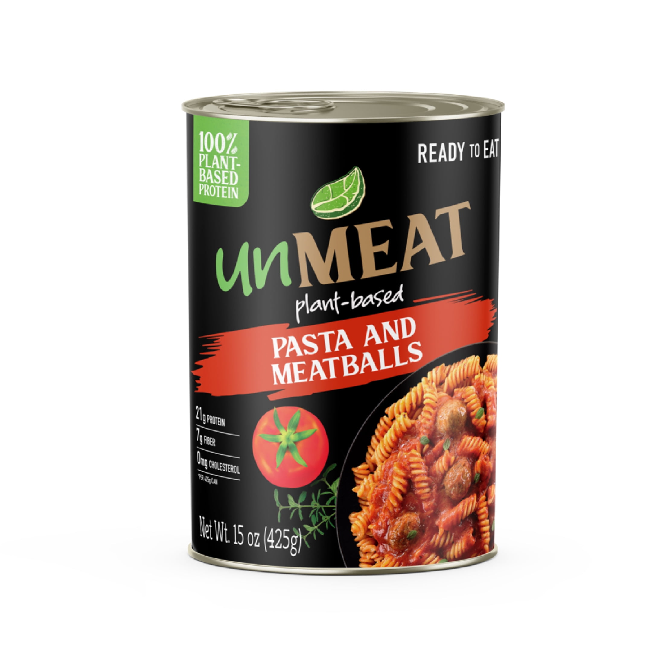 unMEAT Plant-Based Pasta and Meatballs in Tomato Sauce, 15oz Can ...