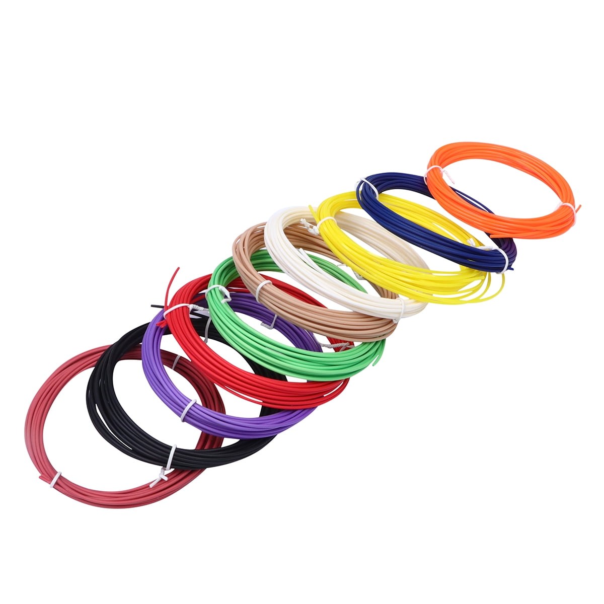 unbranded Black Wire 3d Printing Pla Abs Filament Consistent Diameter ...