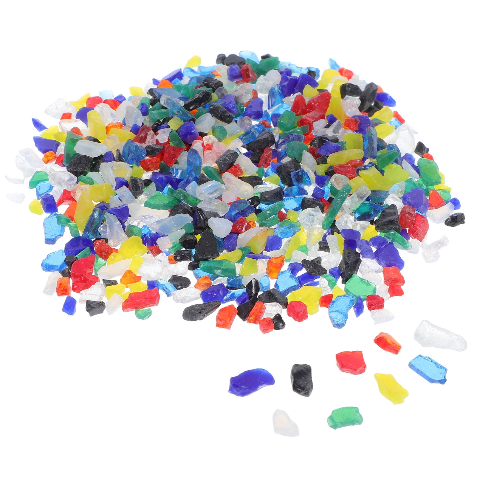 1 Bag Glass Blocks for Art Projects Irregular Pieces for Creative ...