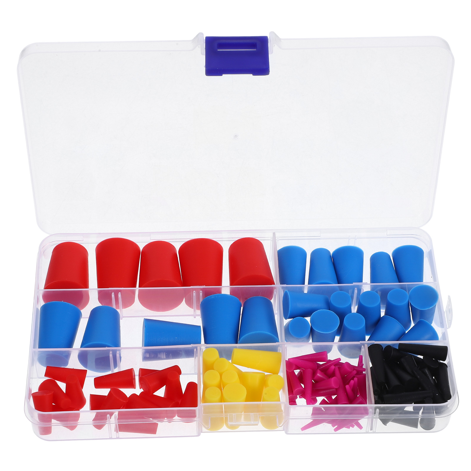 unbranded 1 Box Silicone Tapered Protective Plug Silicone Hole Plug Lab ...