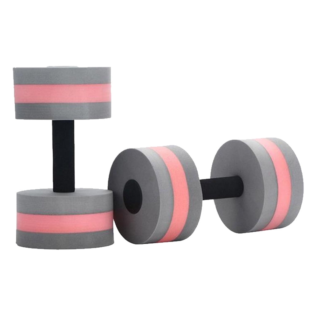 chidgrass 1 Pair EVA Water Dumbbell Aquatic Elastic Barbell Swimming ...