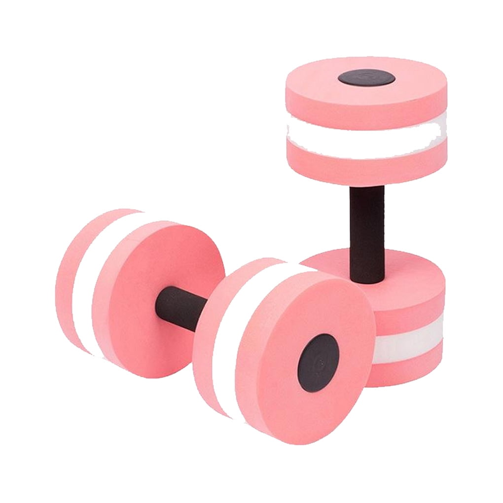 chidgrass 1 Pair EVA Water Dumbbell Aquatic Elastic Barbell Swimming ...