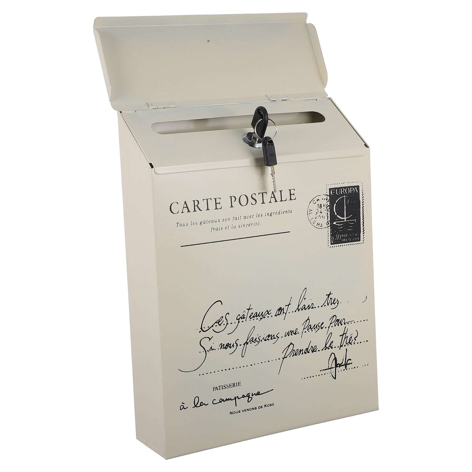 unbranded 1 Pc Lock Mailbox Retro Letter Box Wall Mount Letter Box ...