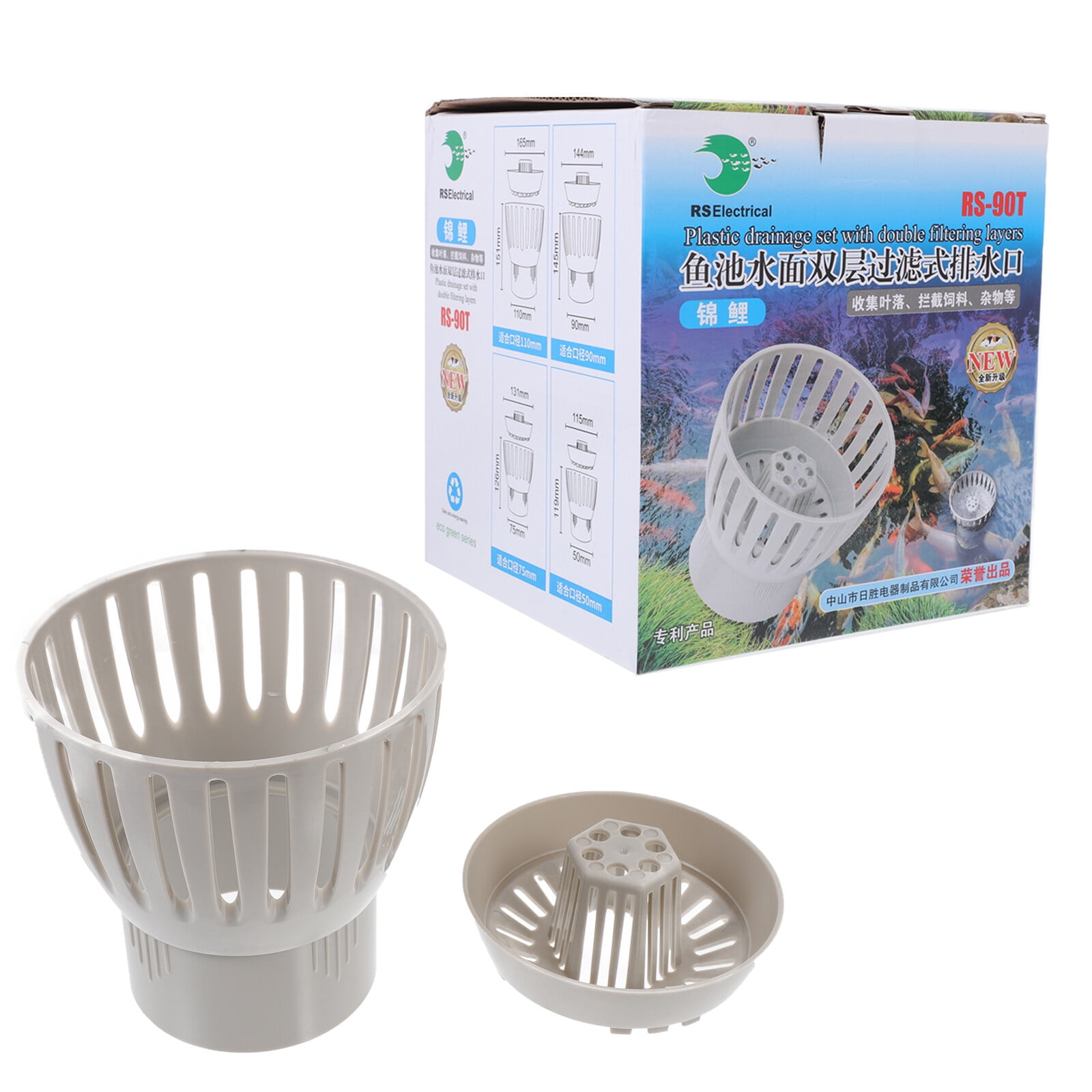 unbranded 1 Pc Safe And Tasteless Fish Pond Skimmer Leaf Garbage ...