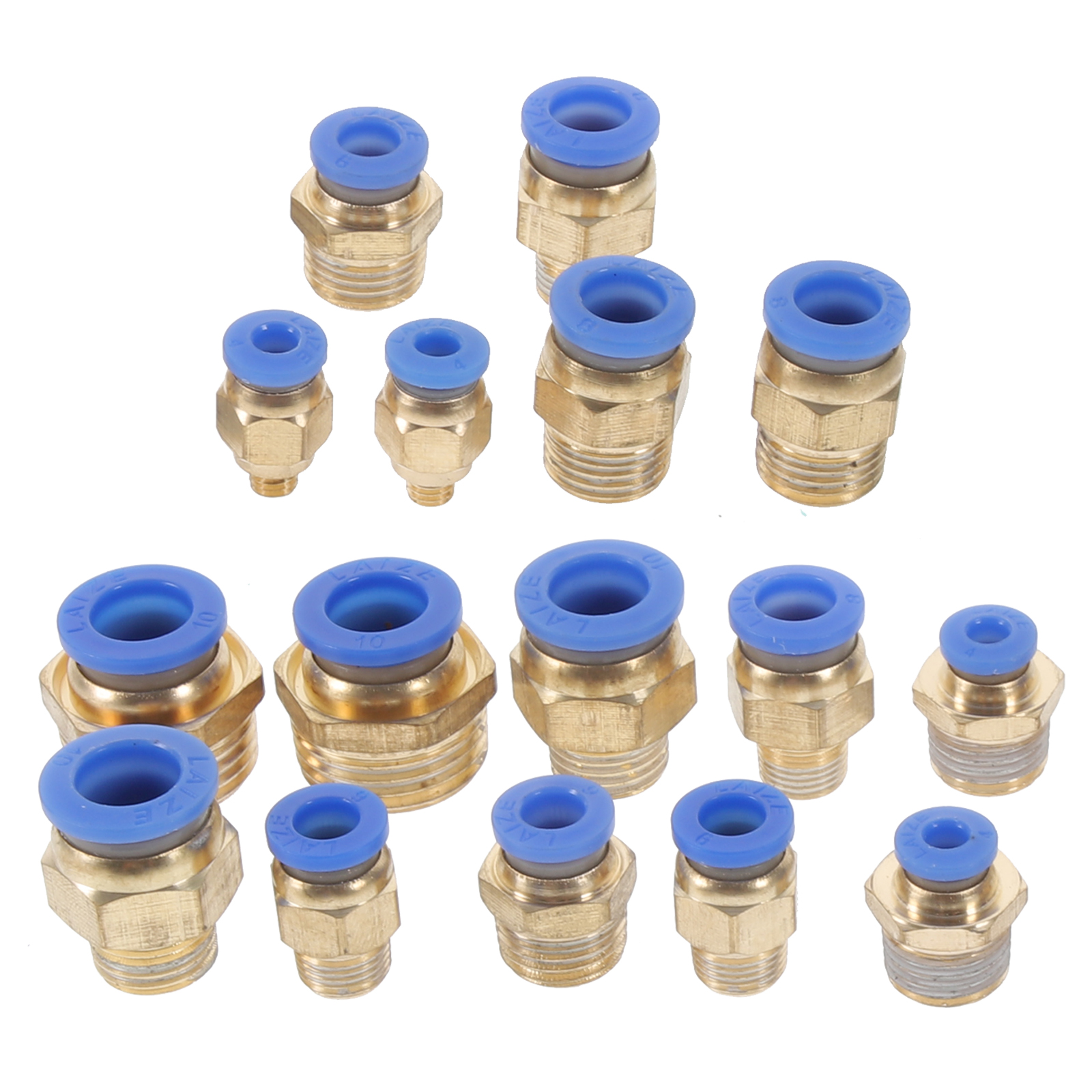 unbranded 1 Set Air Hose Connector Tube Connector Assortment Coupler ...