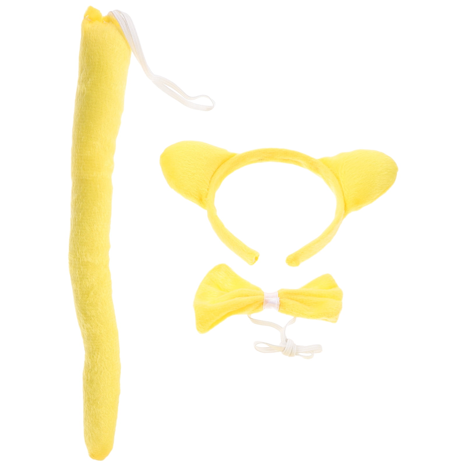 unbranded 1 Set Bear Ears Headband for Cosplay in Yellow Fabric for ...