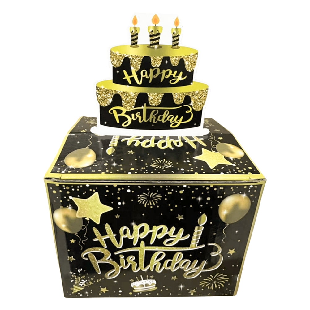 unbranded Happy Birthday Money Cake Pull Out Kit Lottery Gift Box ...