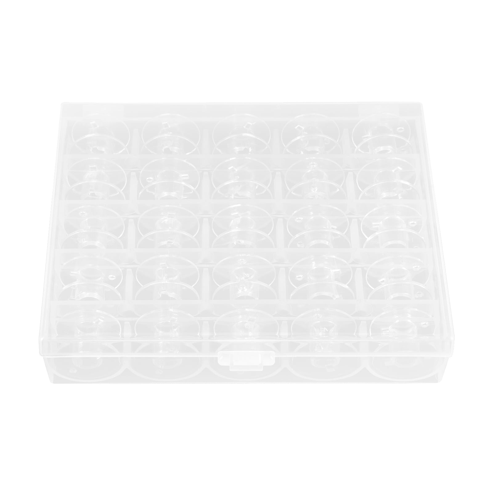 unbranded 1 Set Clear Plastic Sewing Machine Bobbins with Transparent ...