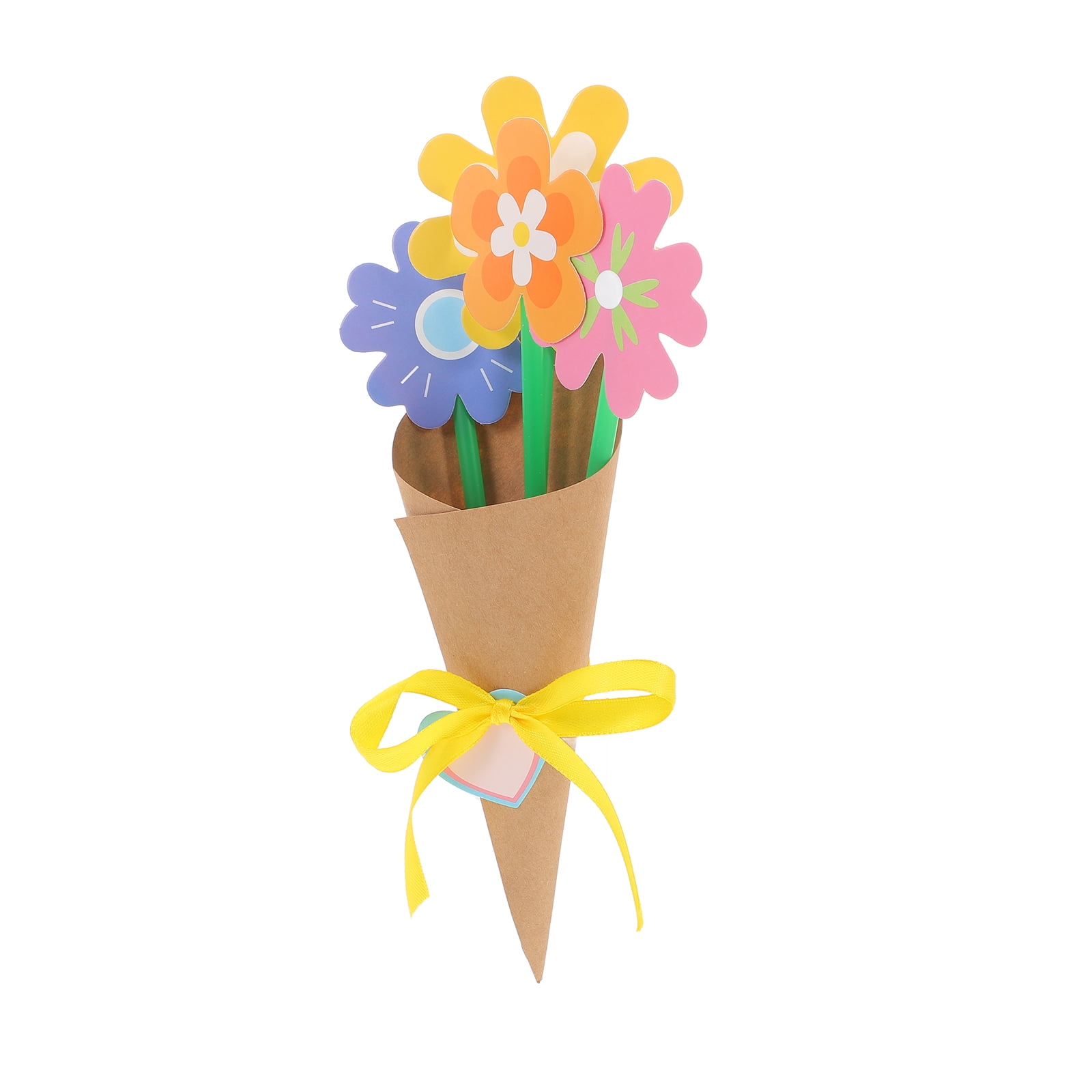 unbranded 1 Set Flower Bouquet Craft Kit Diy Making Paper Bouquet Kit ...