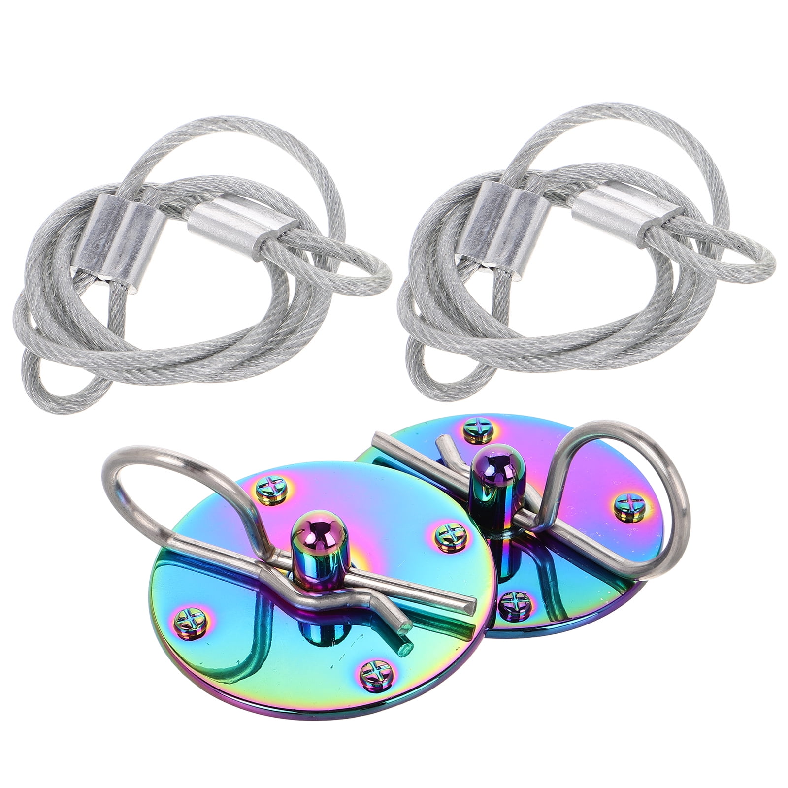 1 Set Racing Sports Car Hood Latch Kit Stainless Steel Pins Quick ...