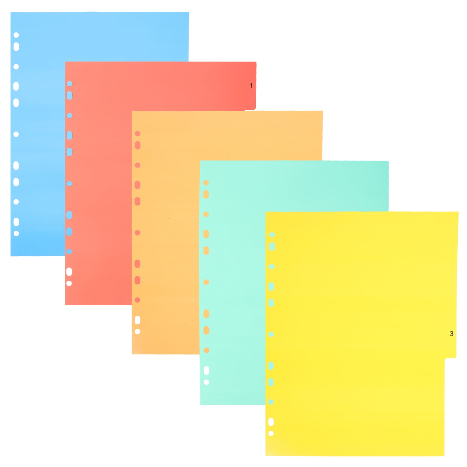 unbranded 1 Set Index Tab Sheets Binder Divider Tabs Index Tab Dividers ...