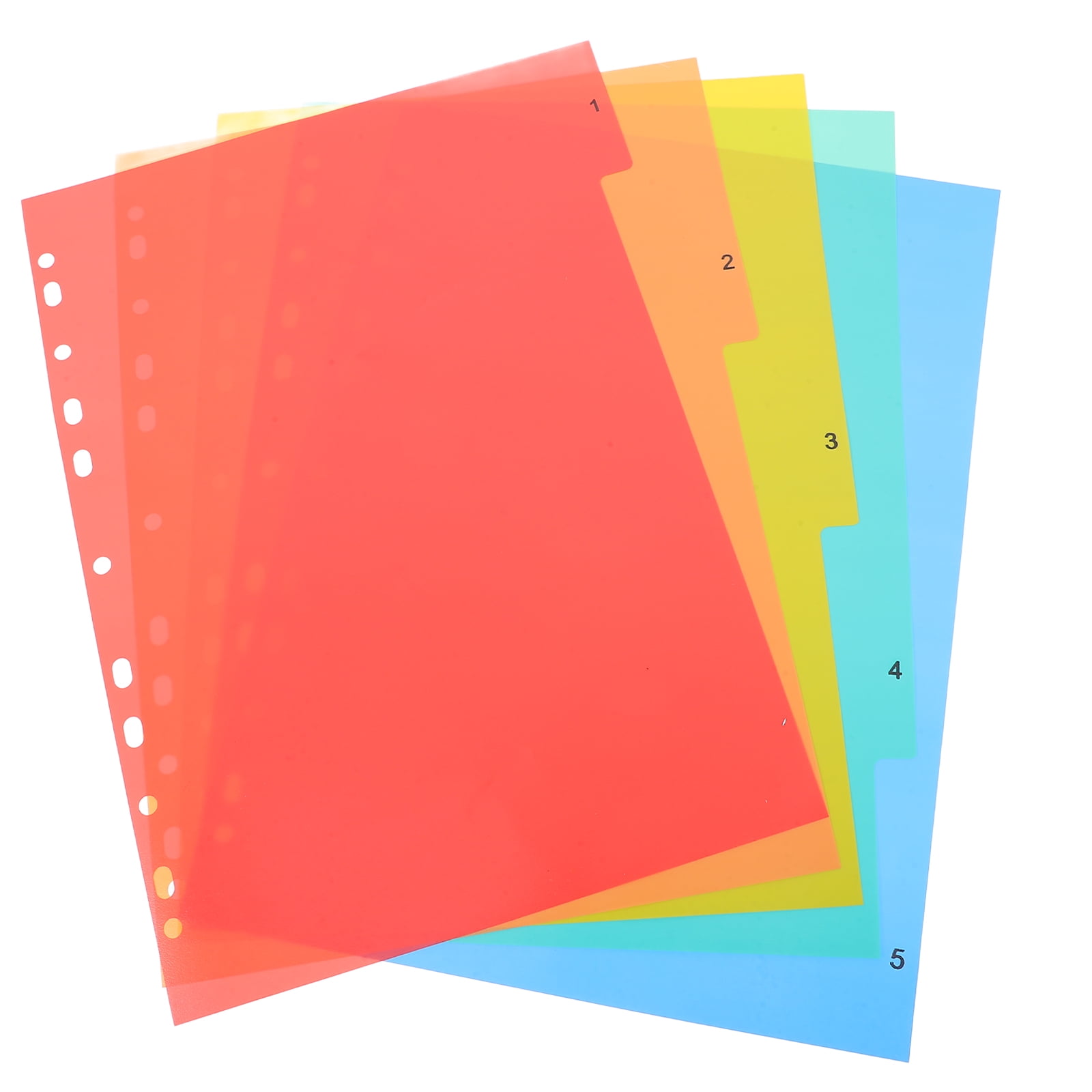 unbranded 1 Set Index Tab Sheets Binder Divider Tabs Index Tab Dividers ...