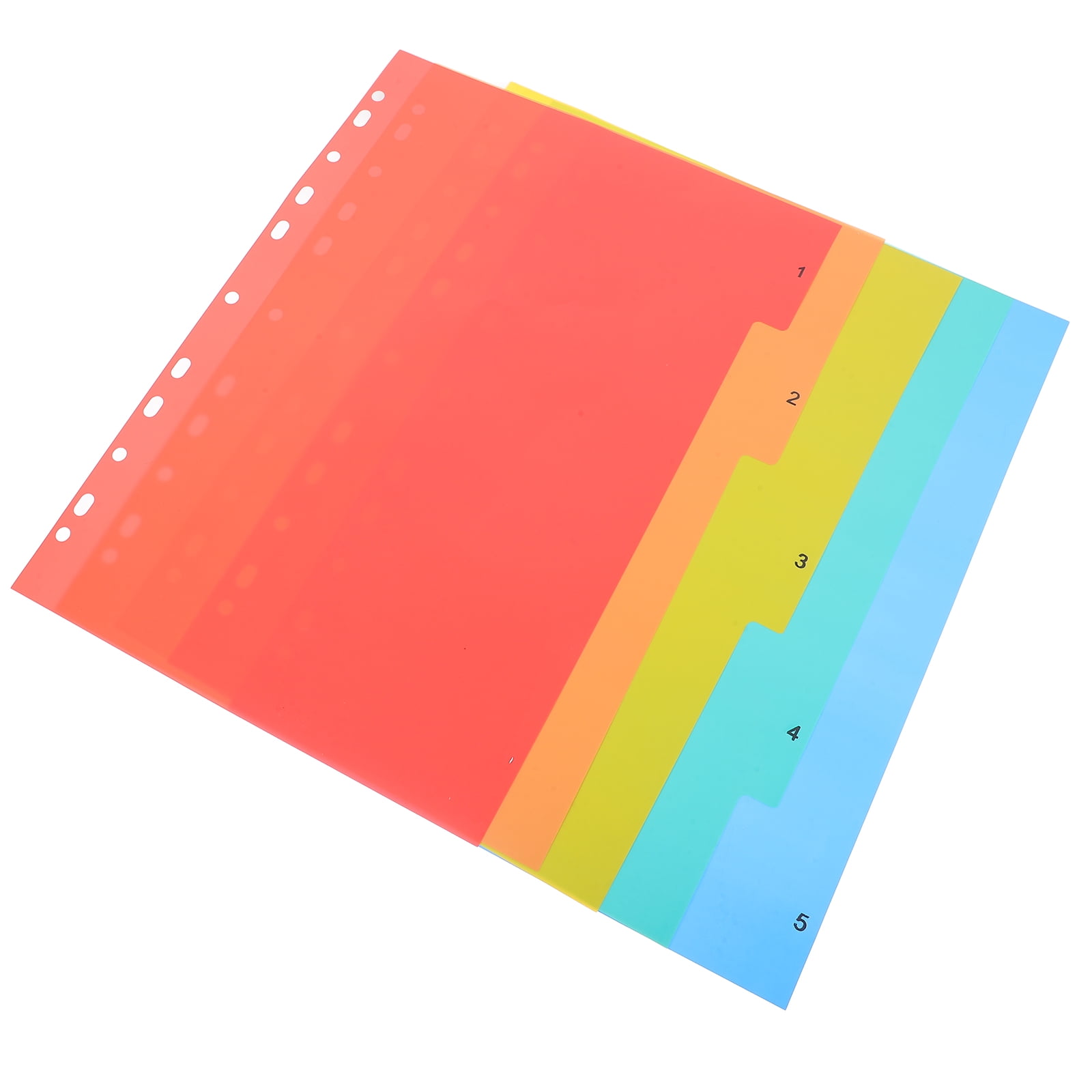 unbranded 1 Set Index Tab Sheets Binder Divider Tabs Index Tab Dividers ...