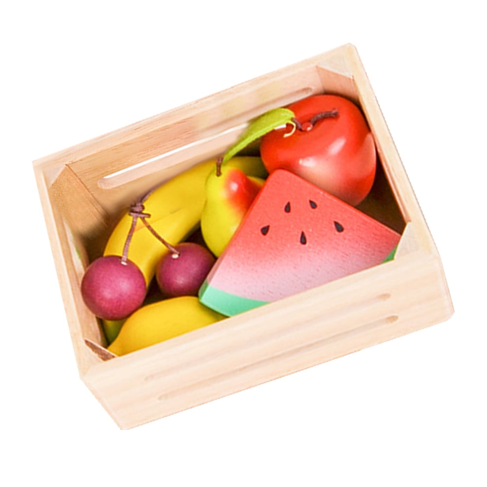 unbranded 1 Set Kids Pretend Play Fruit Toy Simulation Food Lifelike ...