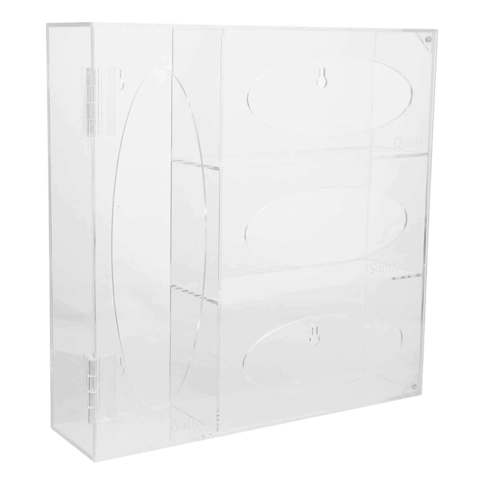 HEMOTON Acrylic Wall Mounted Glove And Mask Organizer 1Set For General ...