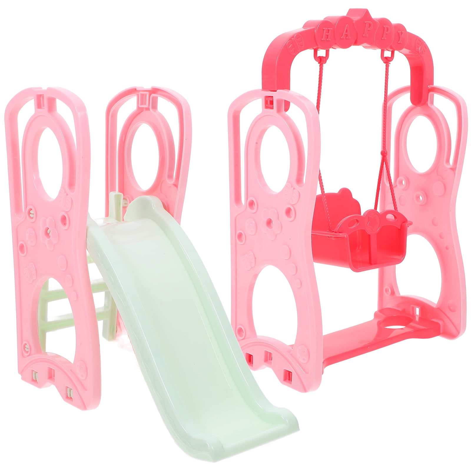 unbranded 1 Set Mini Doll Swing and Slide Doll House Accessory Doll ...